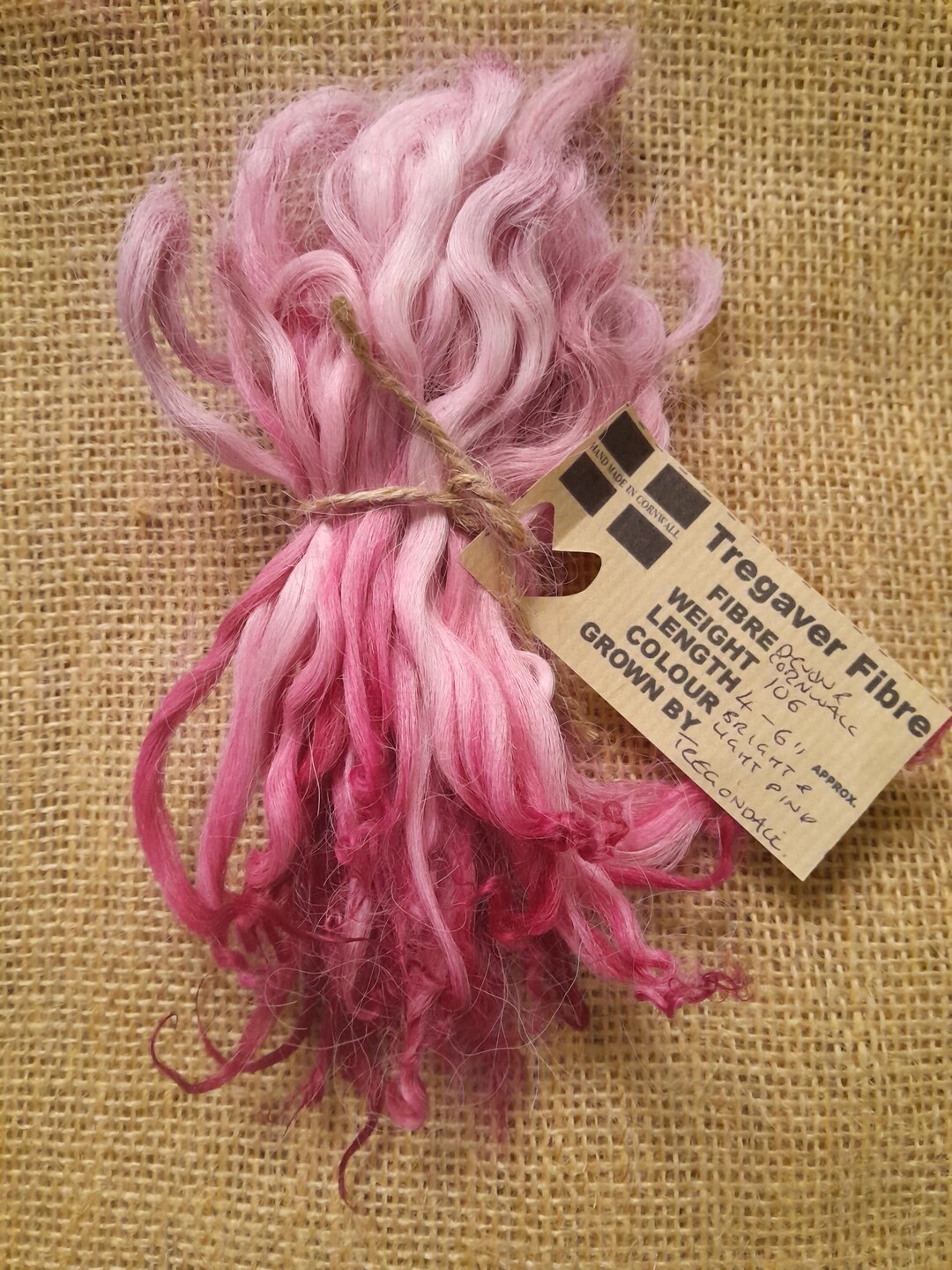 Wavy Mini Wool Locks, Hand Washed and Hand Dyed in Bright and Light ...
