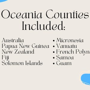 Printable Oceania Australia Countries Coloring Book Sheets for Kids ...