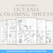 Printable Oceania Australia Countries Coloring Book Sheets for Kids ...