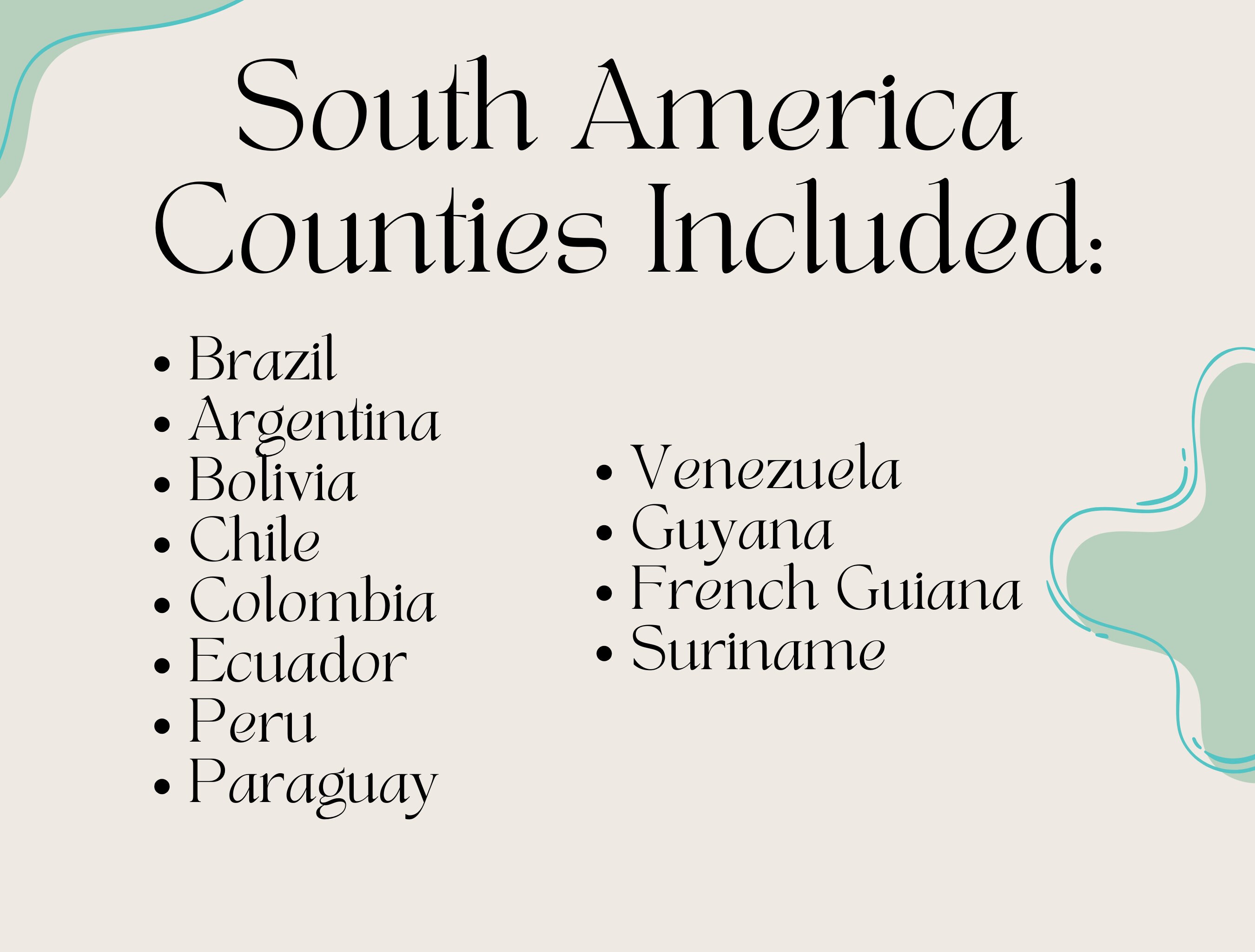 Printable South America Countries Coloring Book Sheets for Kids ...