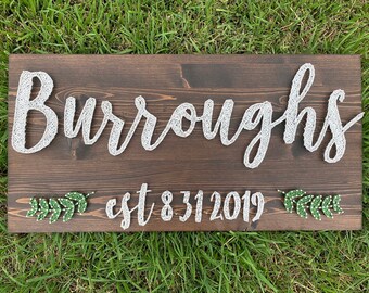 Sign String Art | Etsy