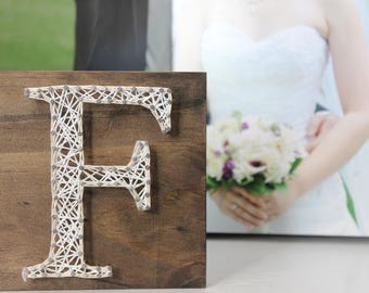 String Art Initial | Etsy