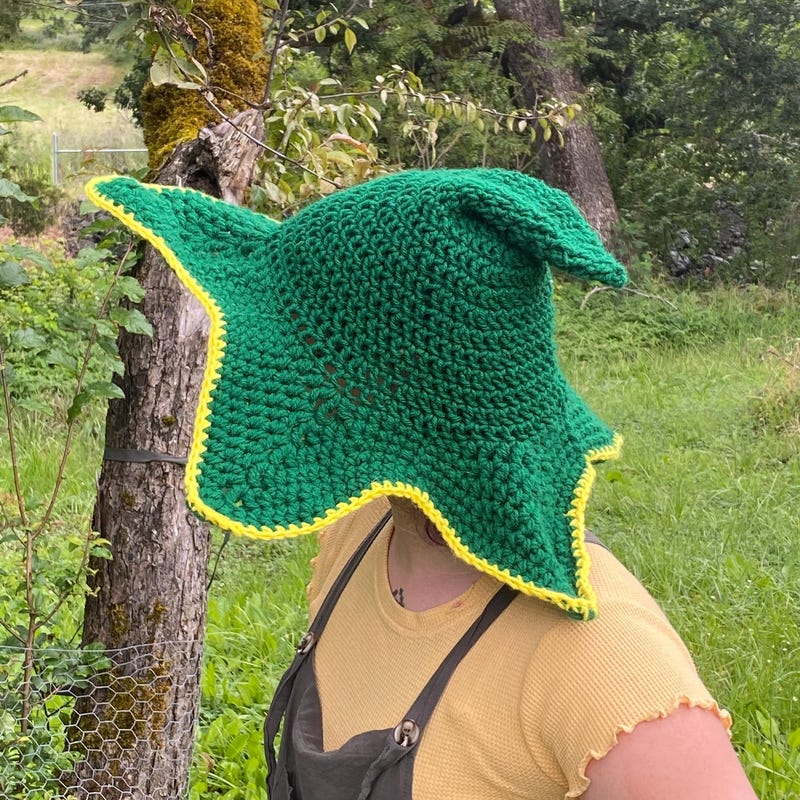 Star Witch Hat Crochet - Etsy