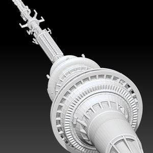 Auckland Sky Tower - Architectural Model Ready for 3D Printing - Etsy