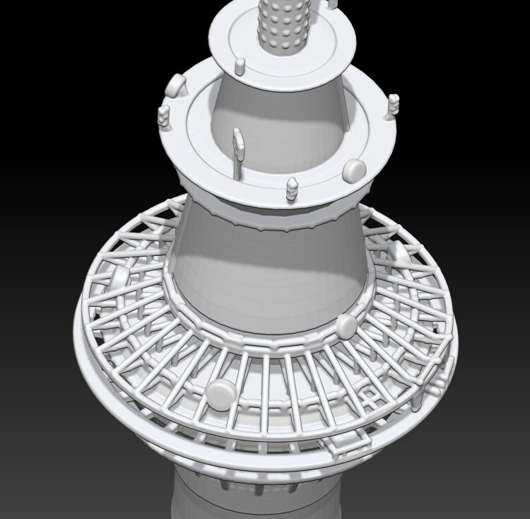 Auckland Sky Tower - Architectural Model Ready for 3D Printing - Etsy