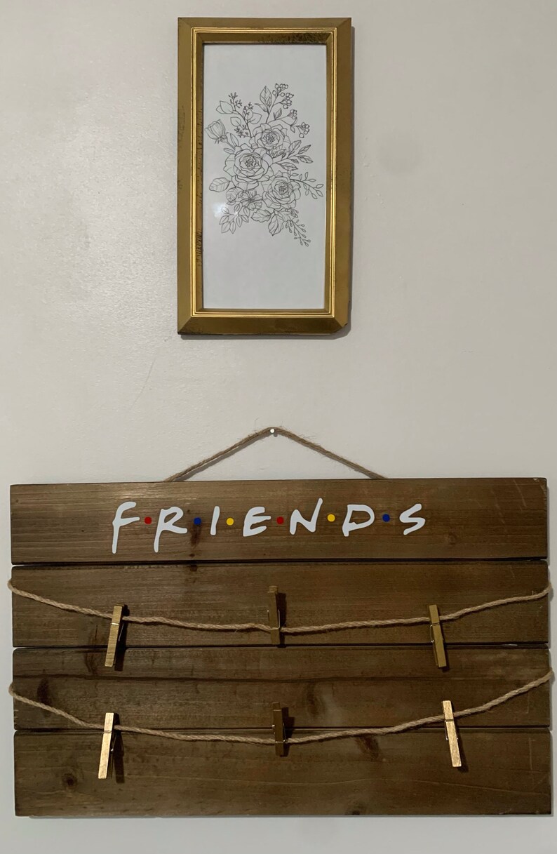 FRIENDS Friends Polaroid Photo Collage Board Wood - Etsy