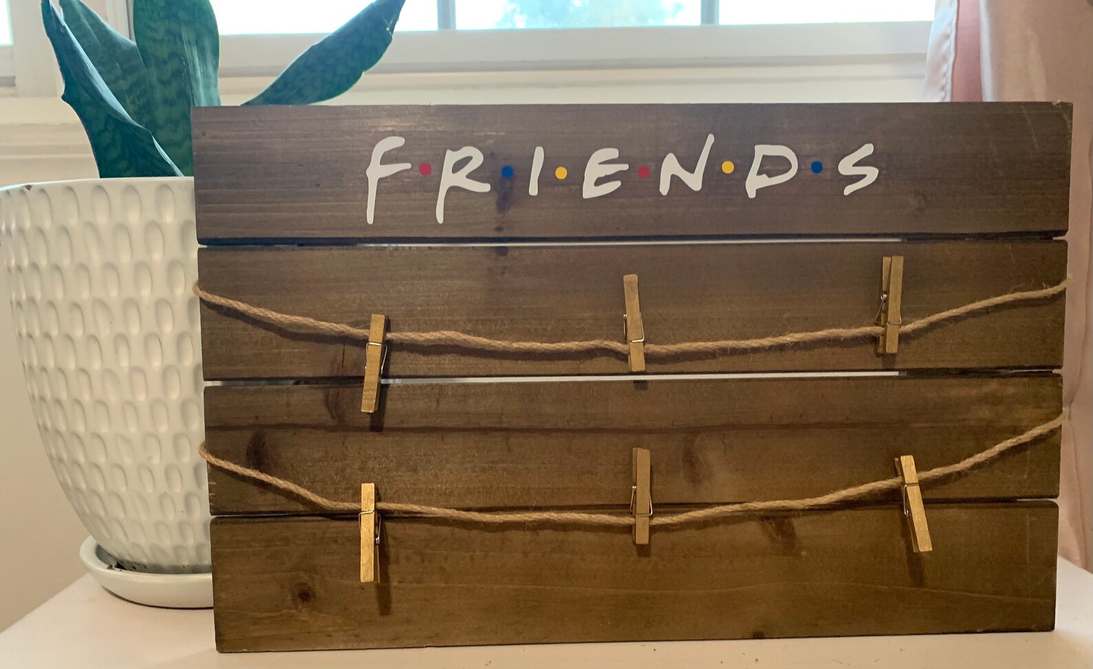 F•R•I•E•N•D•S• Friends Polaroid Photo Collage, Board Wood Photo ...