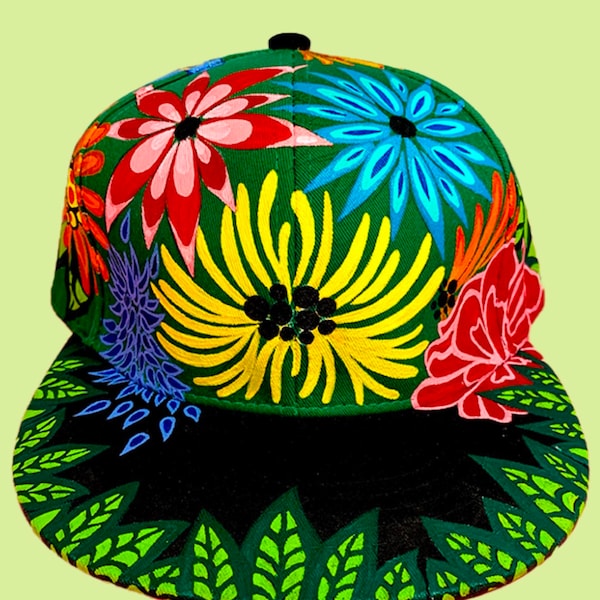 Painted Snapback - Etsy