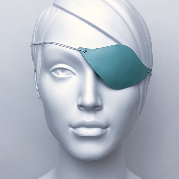 Leather Eye Patch Small Women - Etsy