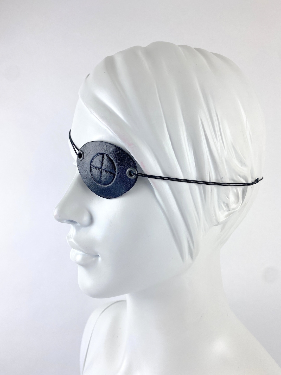 Crosshair Eyepatch Gift, Biker Gift, Small Eye Patch for Women, Left ...