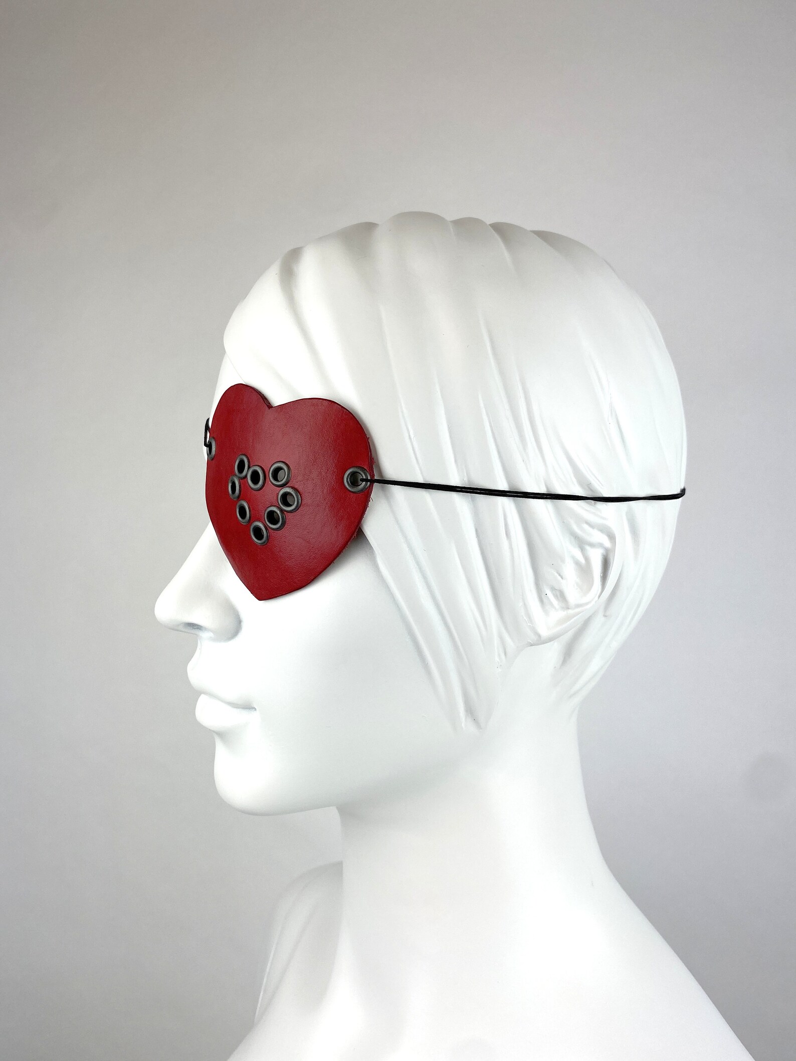 See Through Eye Patch for Women, Heart Eyepatch Cosplay, Goth Eyepatch ...