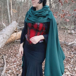 Black Overlord Cosplay Cloak, Versatile Fantasy Robe, Renaissance ...