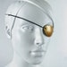 Gold Small Eyepatch Cosplay, Slim Eye Patch for Men, Left Eye Patch for ...