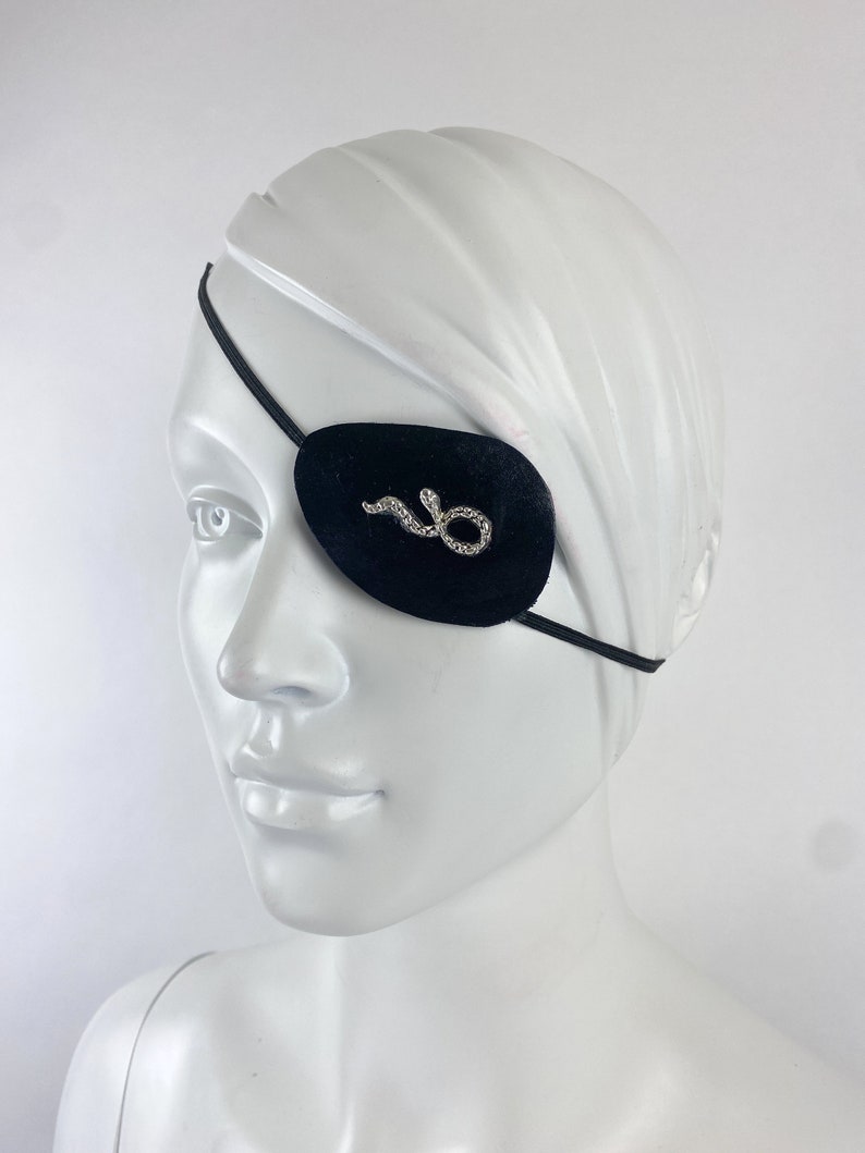 Silver Snake Eye Patch Goro Majima Eye Patch Yakuza - Etsy