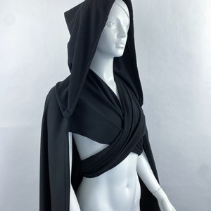 Black Sith Robe, Sith Cosplay, Versatile Scifi Cloak, Sith Costume ...