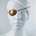 Gold Small Eyepatch Cosplay, Slim Eye Patch for Men, Left Eye Patch for ...