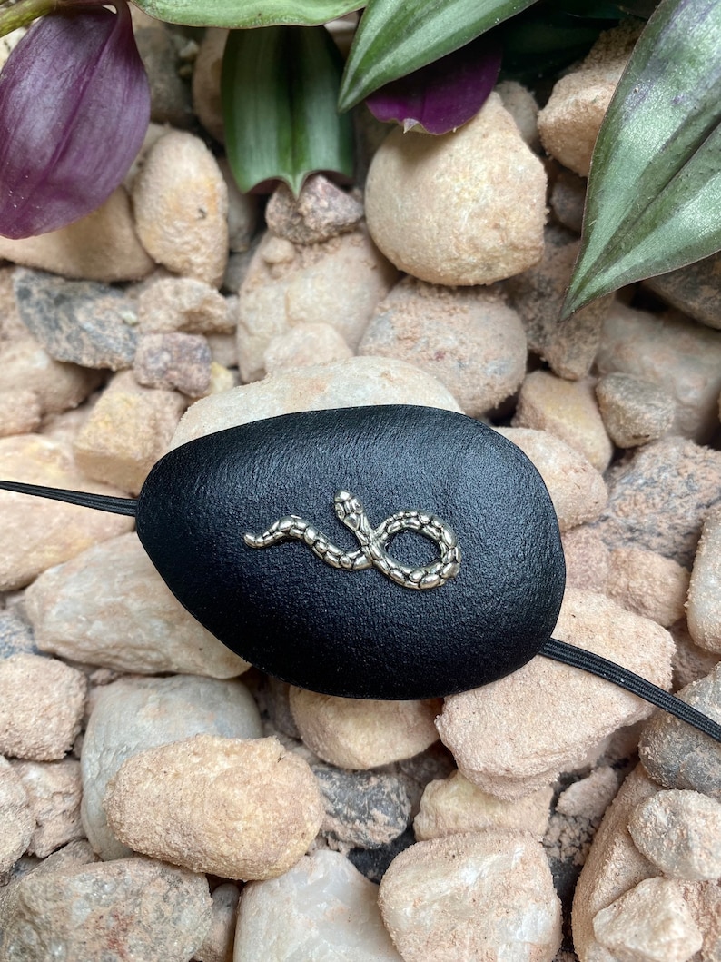 Silver Snake Eye Patch Goro Majima Eye Patch Yakuza - Etsy