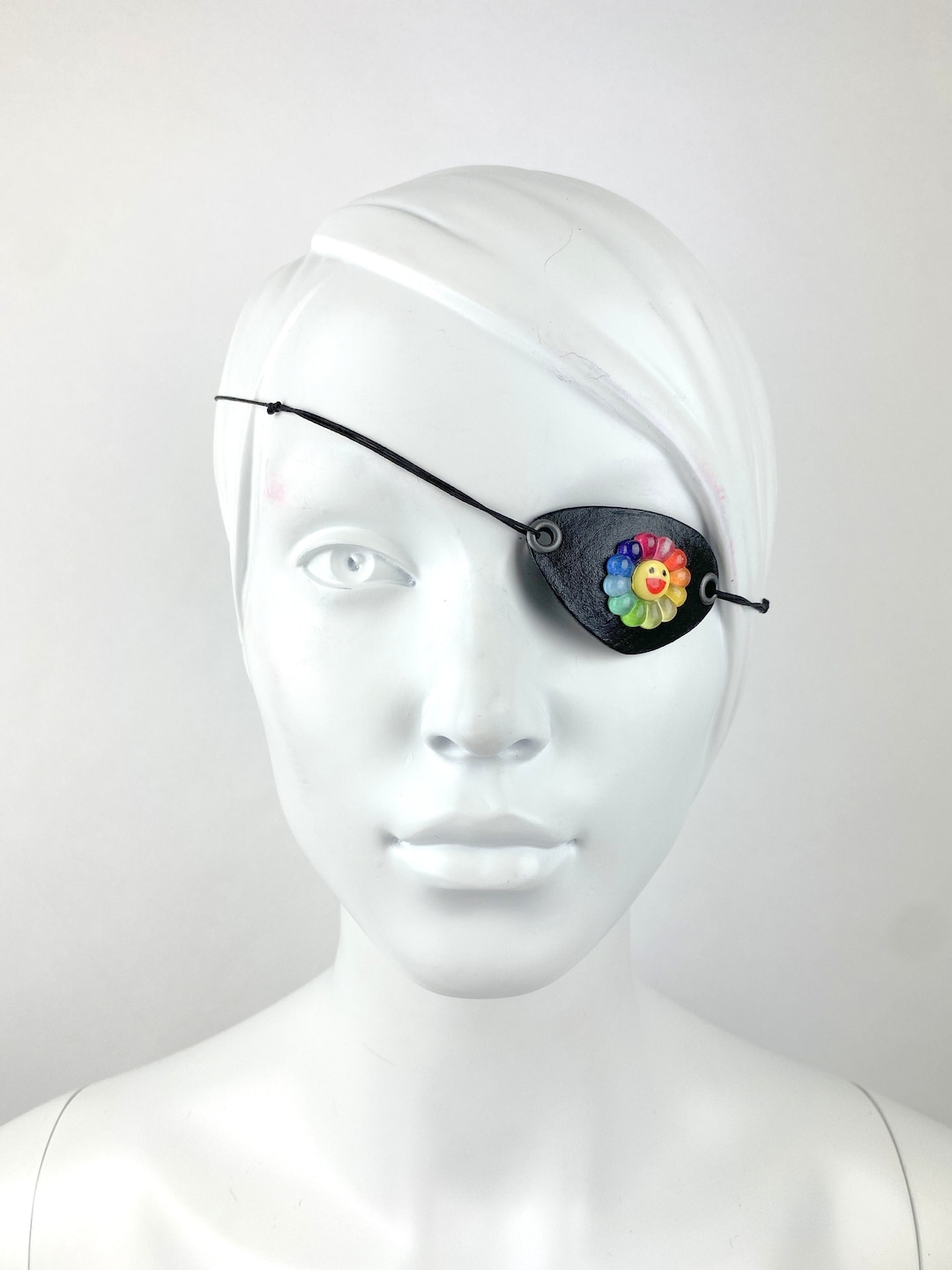 Pride Eyepatch Cosplay, Rainbow Flower, Eye Pride Wear, Small Eye Patch ...