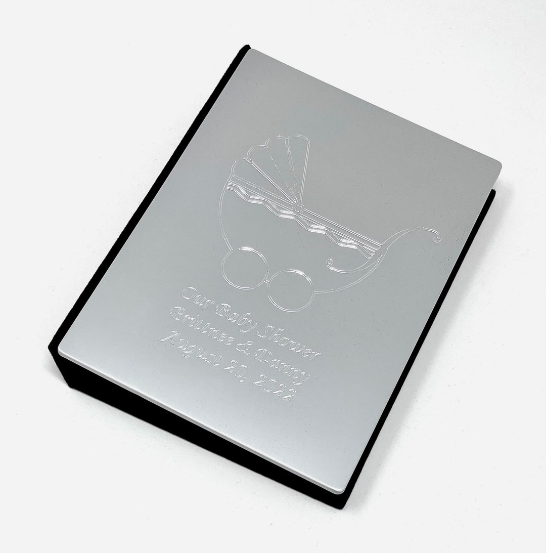 Personalized Photo Album With Quote and Logo Engraved With Text Holds ...