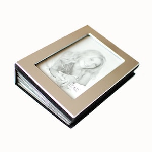 Personalized Photo Album - Engraved Shinny Silver Picture Album 4x6 ...