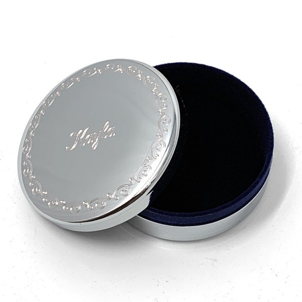 Round Jewelry Box - Etsy