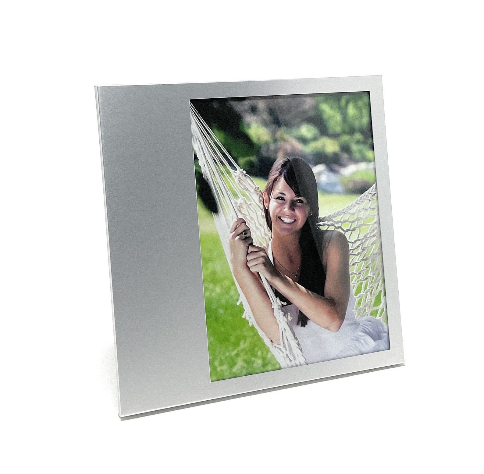 Personalized Picture Frame 5x7 Photo Frame With Text and Logo - Etsy