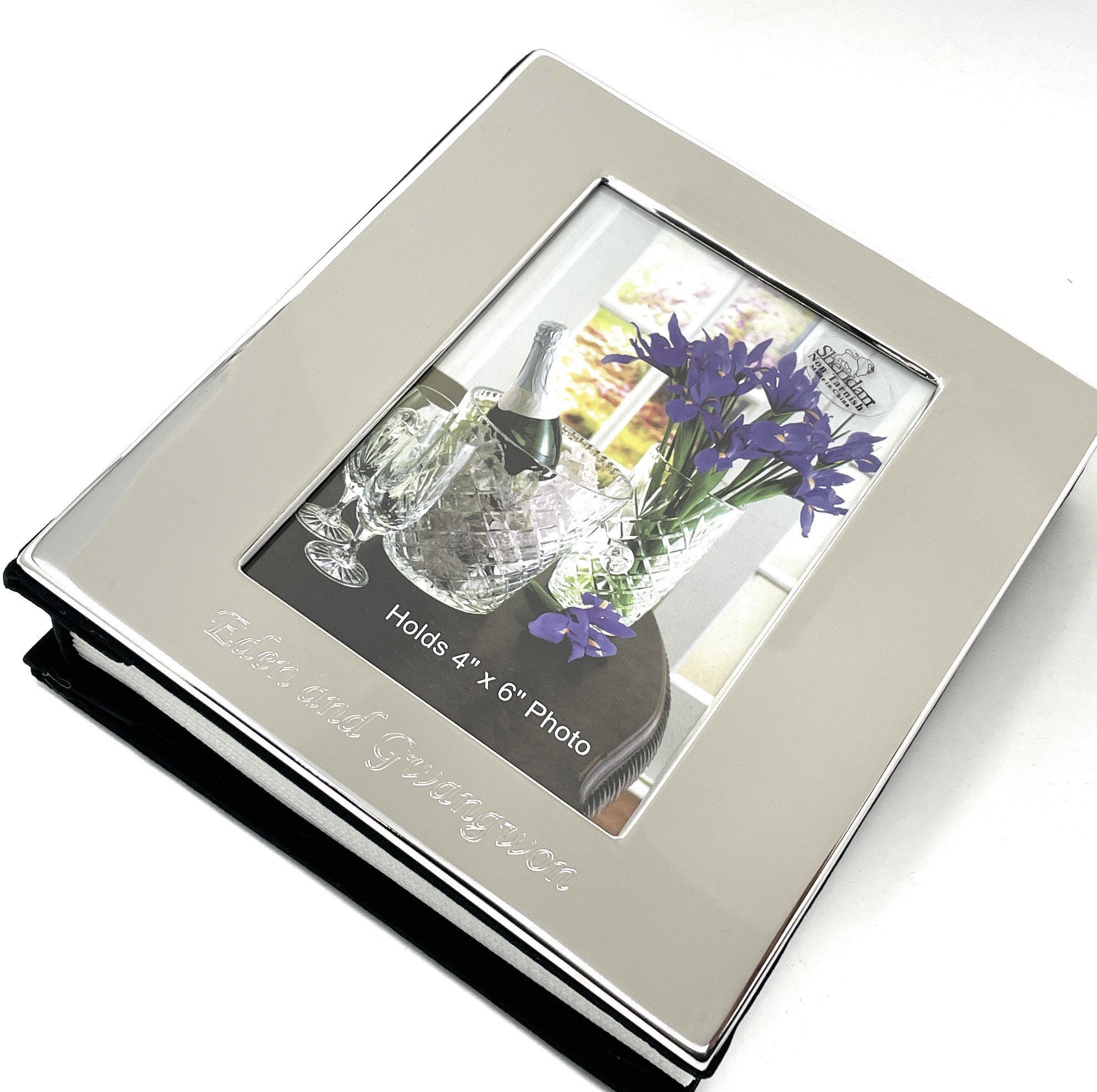 Personalized Photo Album Engraved Shinny Silver Picture - Etsy