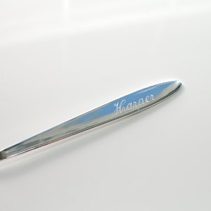 Personalized Silver Spoon - Baby First Spoon for Christening Communion ...