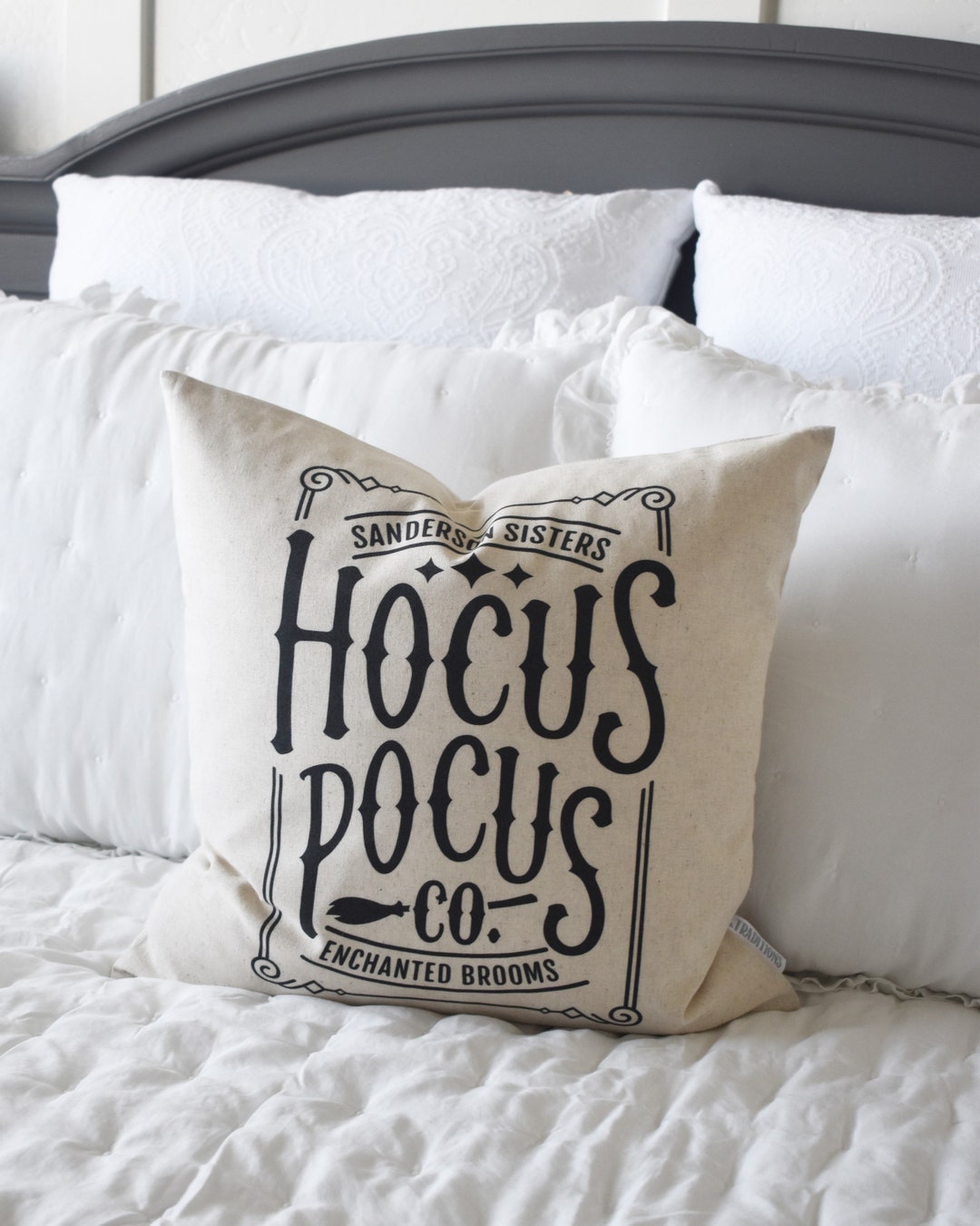 Halloween Pillow Cover, Hocus Pocus Pillow Cover, Halloween Decor ...