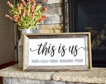 This is us wood sign | Etsy