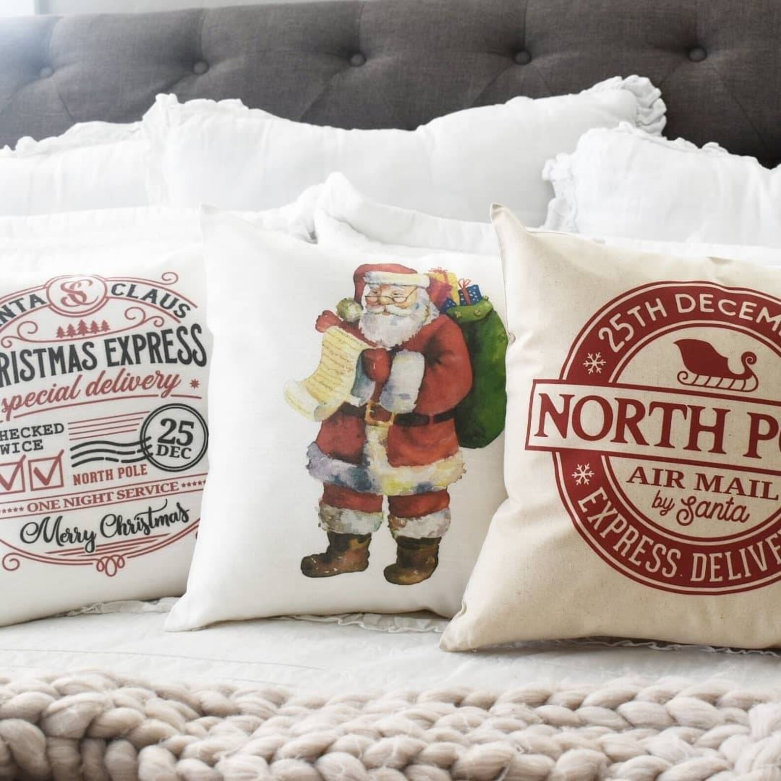 Christmas Pillow Cover Christmas Pillows Christmas Decor - Etsy