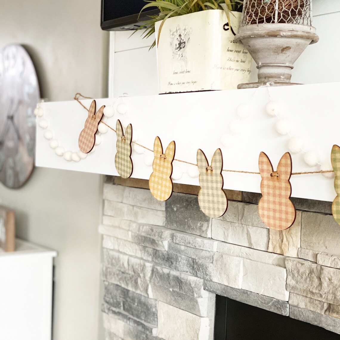 Easter Decor Peeps Banner Peeps Garland Easter Banner - Etsy