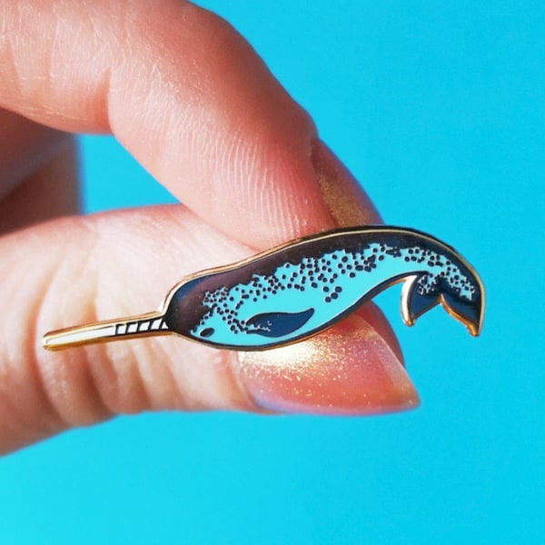 Whale Enamel Pin - Etsy