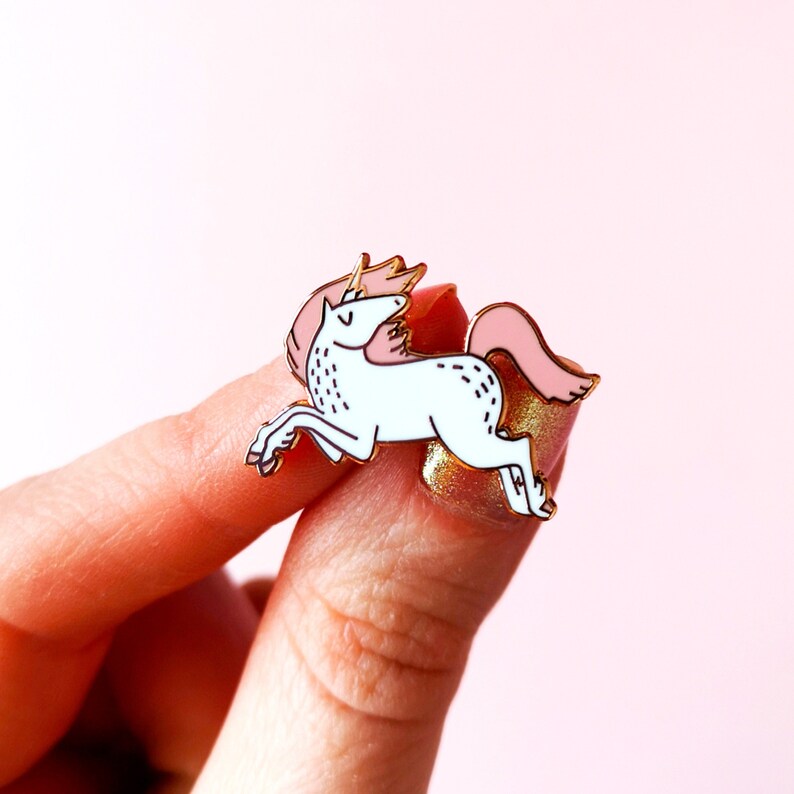 Unicorn Enamel Pin | Unicorn Pin | Unicorn Gift | Hard Enamel Pin ...