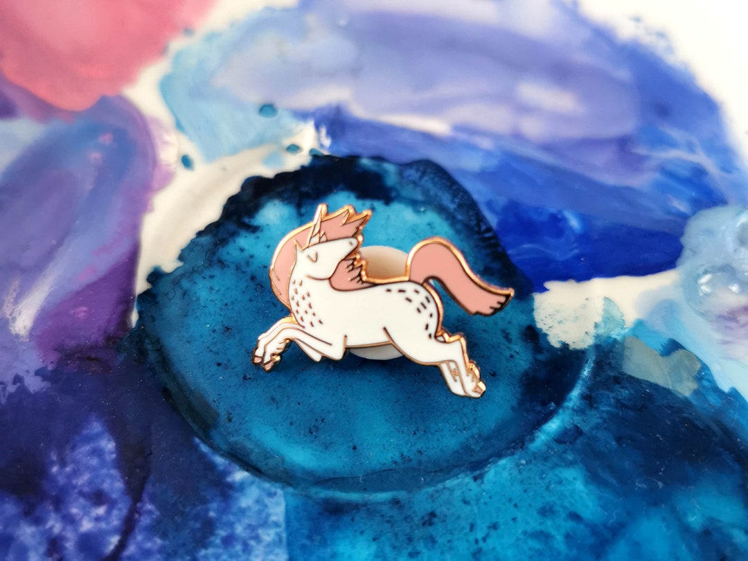 Unicorn Enamel Pin | Unicorn Pin | Unicorn Gift | Hard Enamel Pin ...
