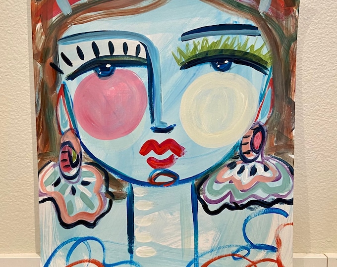 Abstract Face Painting, Colorful Abstract Art, Original Abstract ...