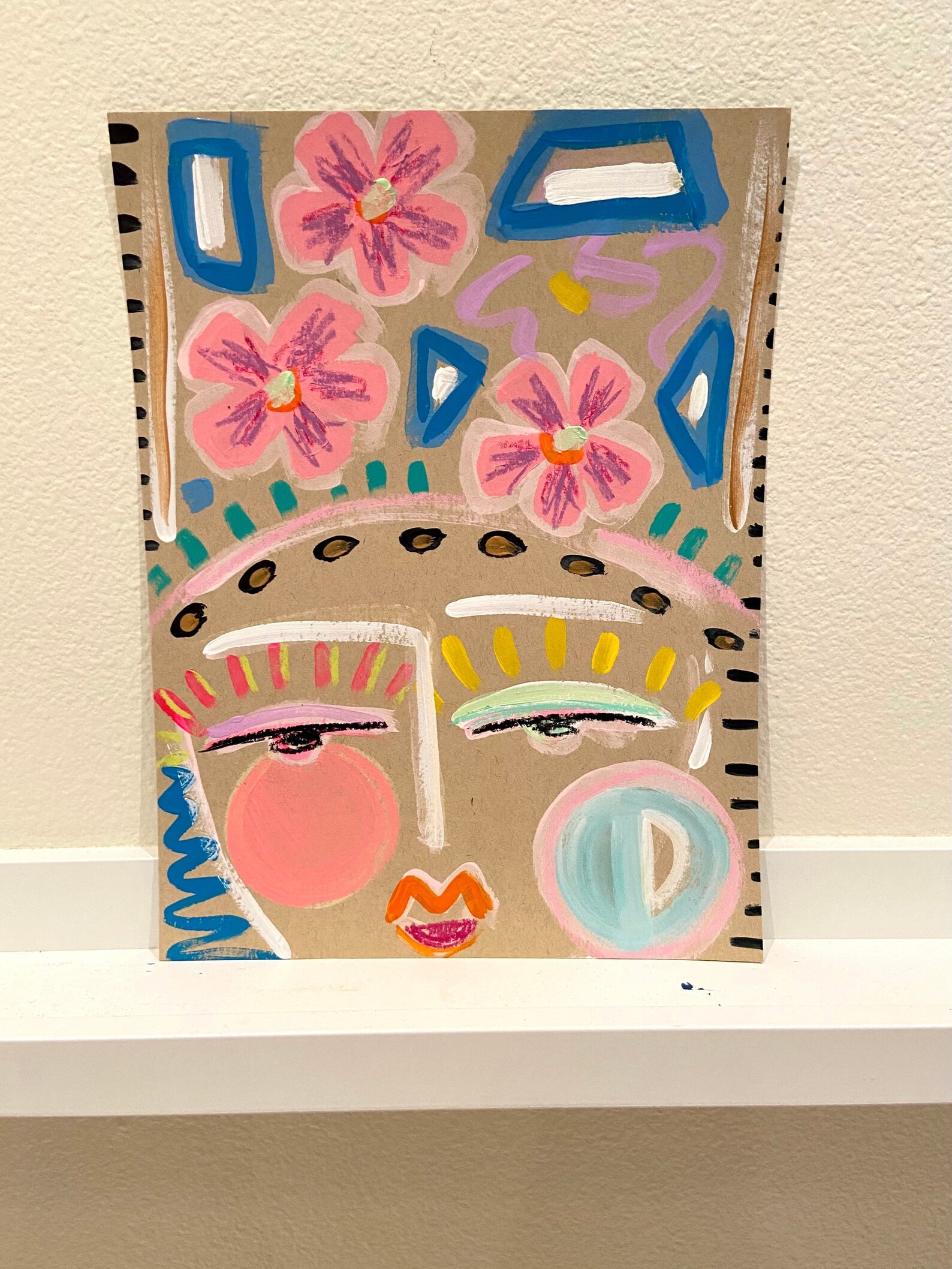 Abstract Face Painting Colorful Abstract Art Original - Etsy