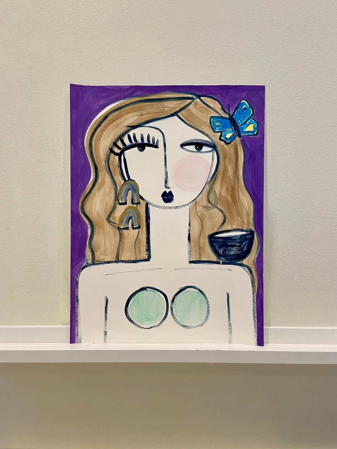 Abstract Figure Painting Woman Abstract Figurative Art Woman - Etsy