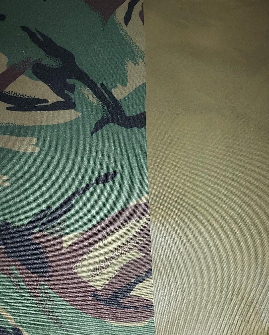 DPM Camouflage Material 300 Denier-pu Coated–reverse Brown-waterproof 1 ...