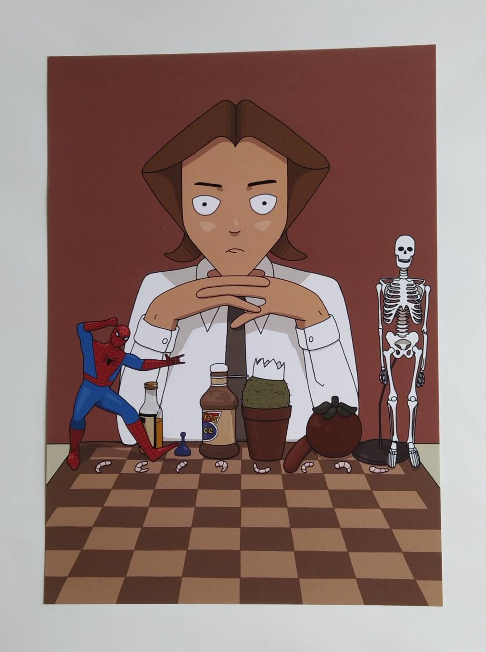 Rik Mayall Art Print Bottom BBC Queen's Gambit TV - Etsy