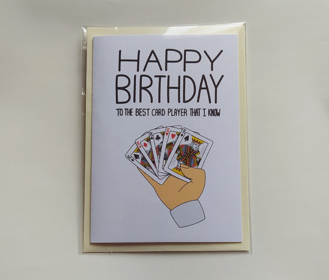 Five Kings Bottom Card, Playing Cards, Poker, BBC, Happy Birthday Card ...