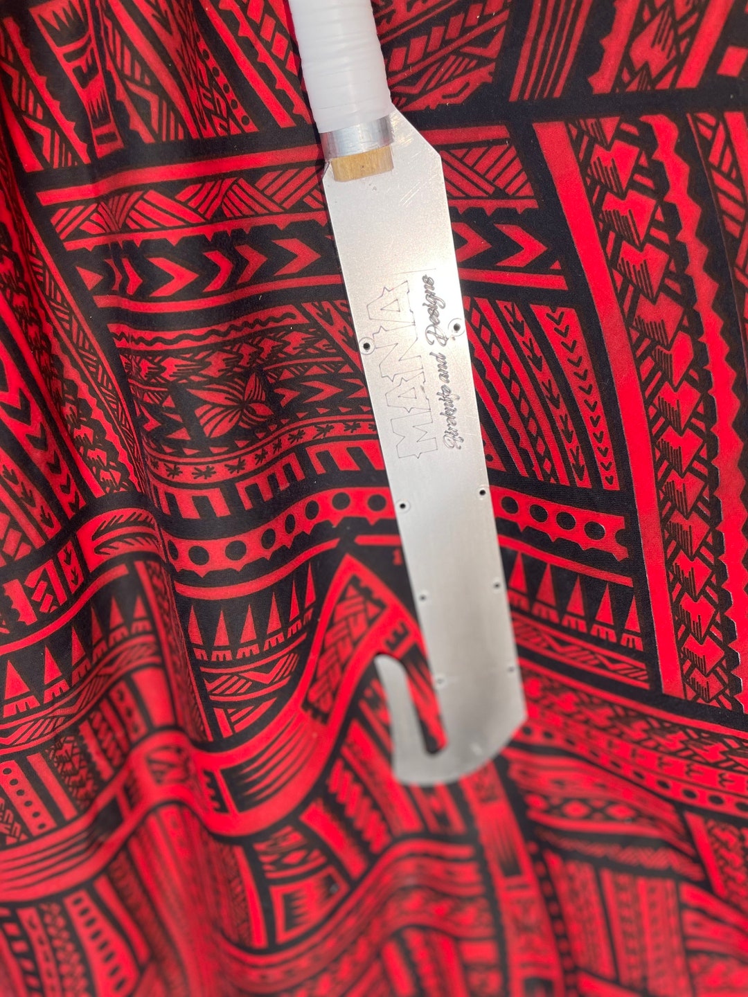 Fire Dancer Baton Polynesian Hawaiian Island Luau Prop Authentic Siva ...