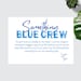 Something Blue Crew Card Digital Download - Etsy