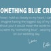 Something Blue Crew Card Digital Download - Etsy