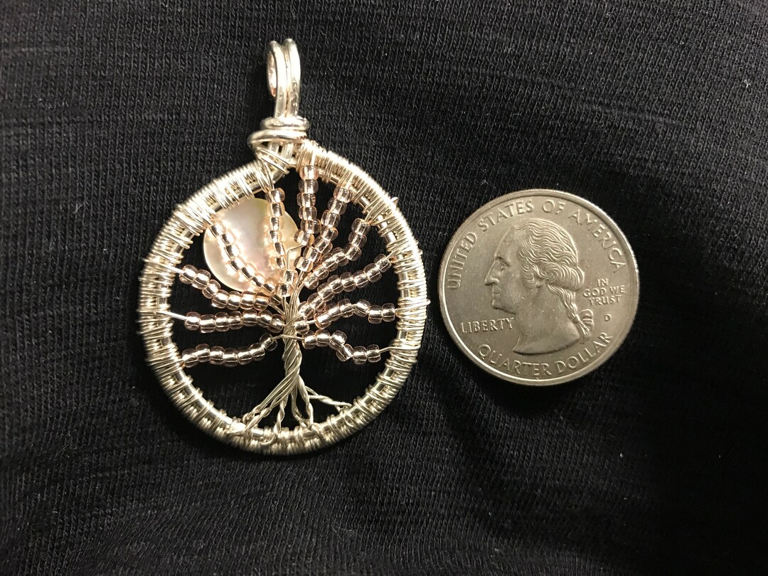 Wire Woven Tree of Life Pendant - Etsy
