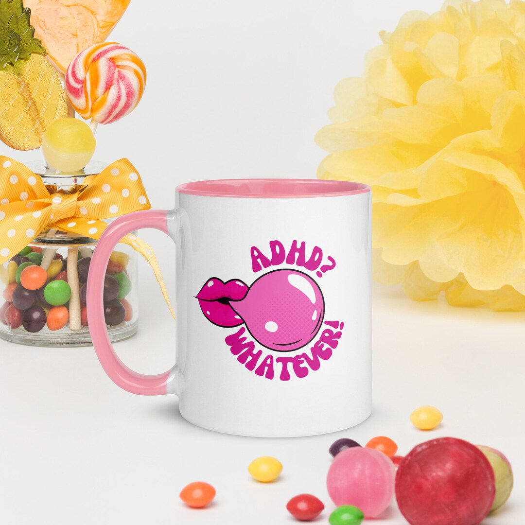 Bubble ADHD Whatever Mug | ADHD Awareness | Sassy - Etsy