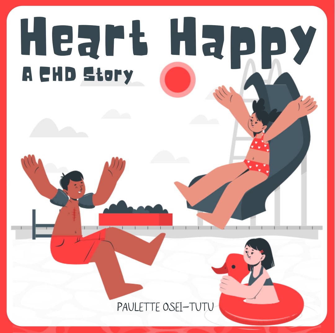 Heart Happy CHD Story, Heart Defect Story Book for Children | Kids Half ...