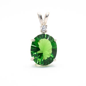Green Helenite in Sterling Silver #5610 - Etsy
