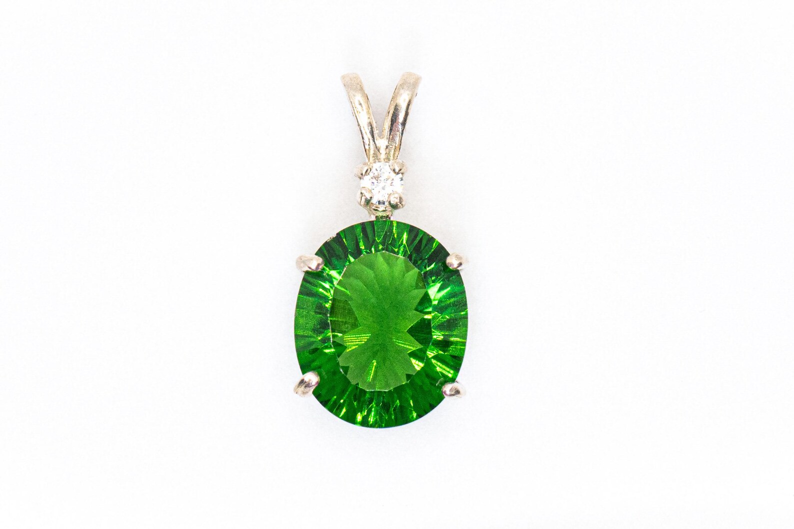 Green Helenite in Sterling Silver #5610 - Etsy