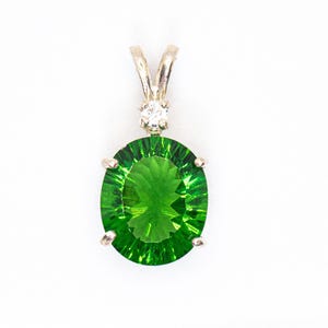 Green Helenite in Sterling Silver #5610 - Etsy